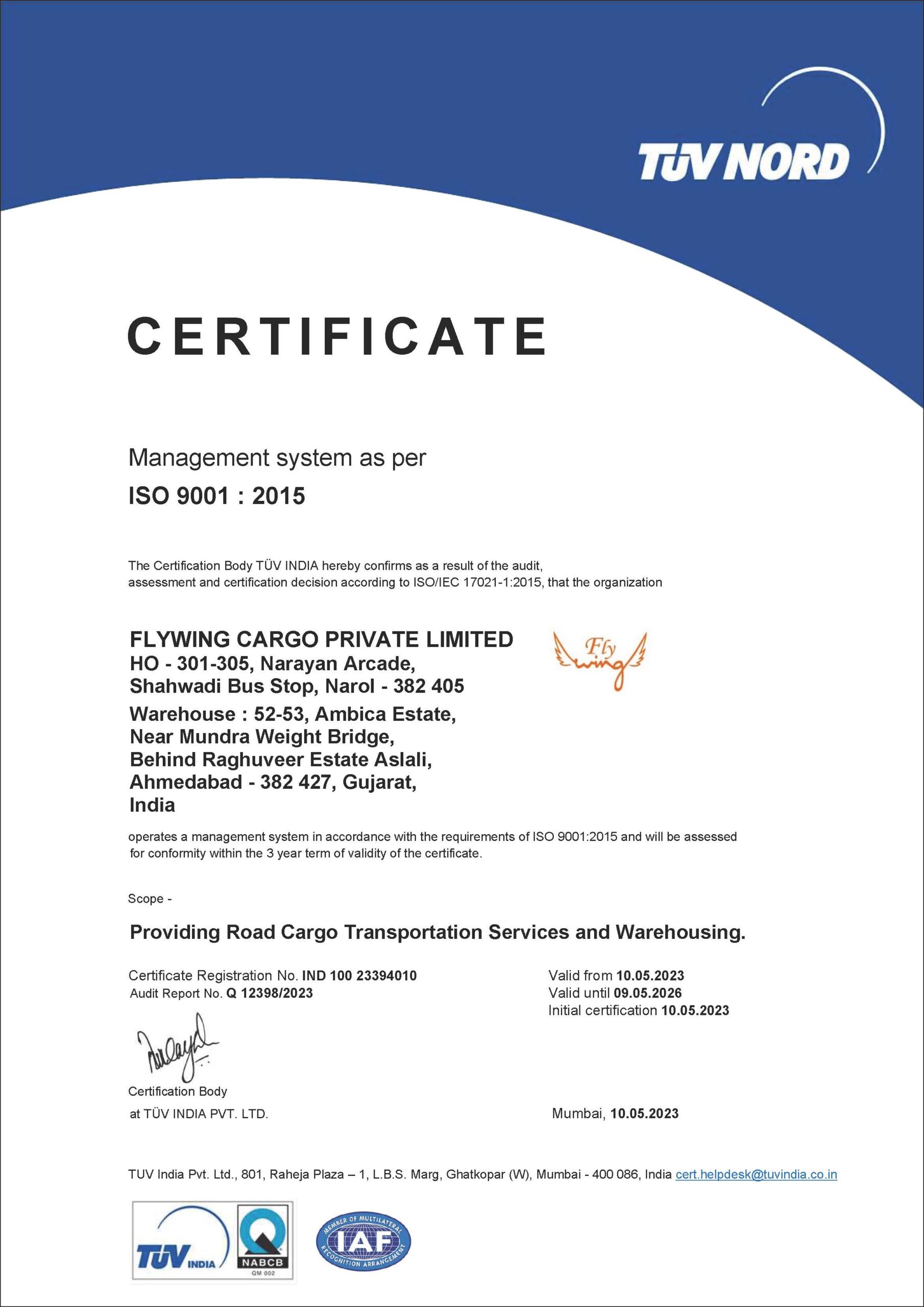 Our Achievements – flywings